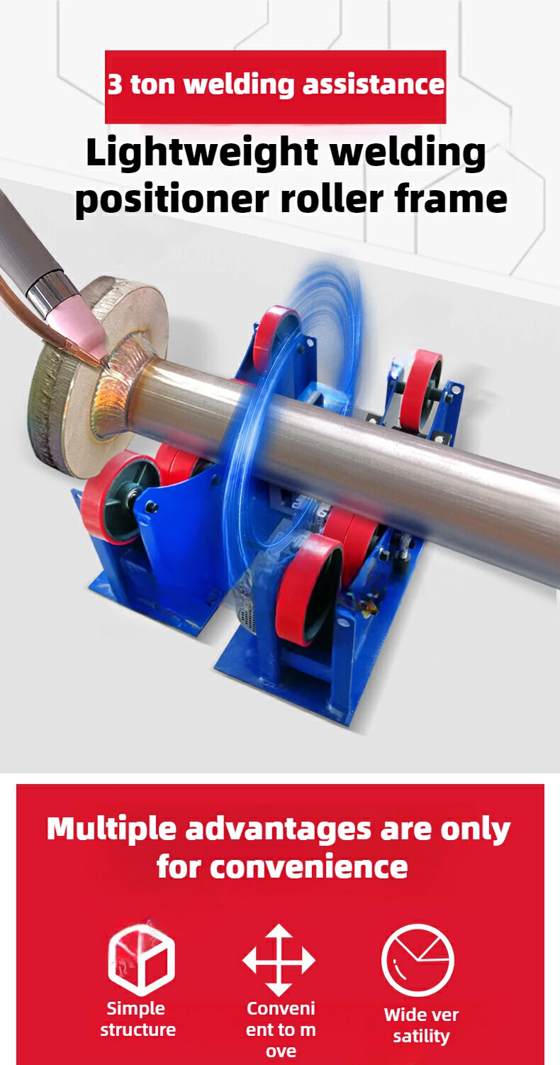 3 Ton /10 Ton Self-aligning Welding Rotator With Foot Pedal Self ...