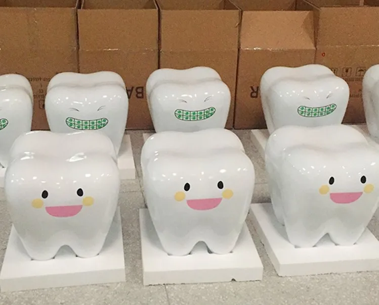 Tooth Shape Fiberglass Chair Set for Dental Clinics - Unique Waiting ...
