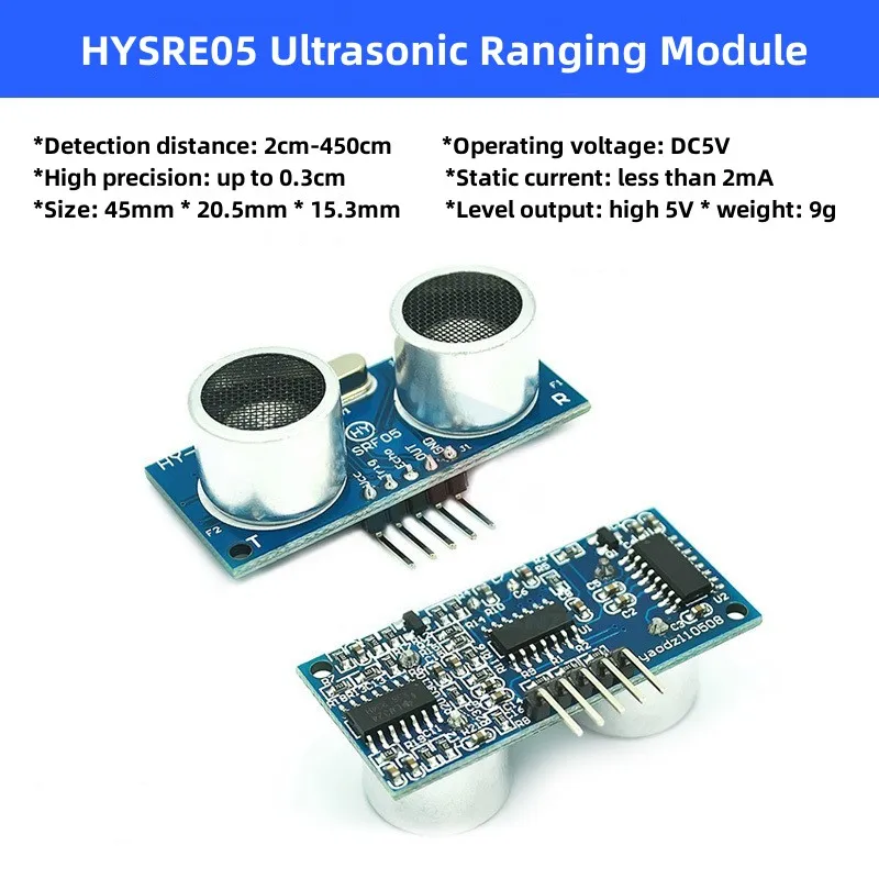 HC-SR04 HY-SRF05 Ultrasonic Sensor Module 4 Pins Distance Measuring ...