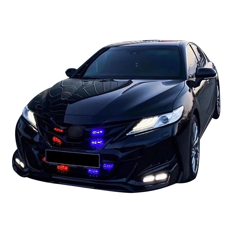 Car Bodykit For Toyota Camry 2018-2021 Modified Khan Front Rear Bumpers ...