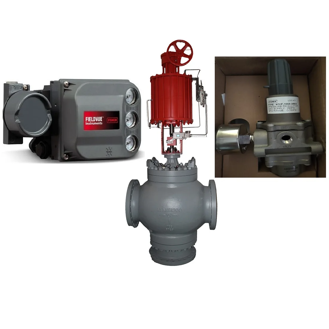 Flow Control Valve with Fisher DVC6200 Positioner & 67CFSR Filter Regulator