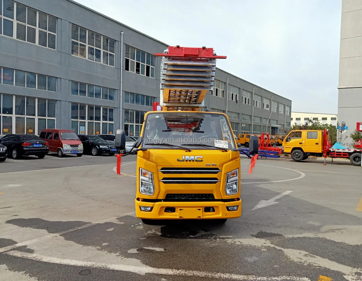 Gaoliya 28m Aluminium Ladder Truck Aerial Ladder Boom Upper Structure ...