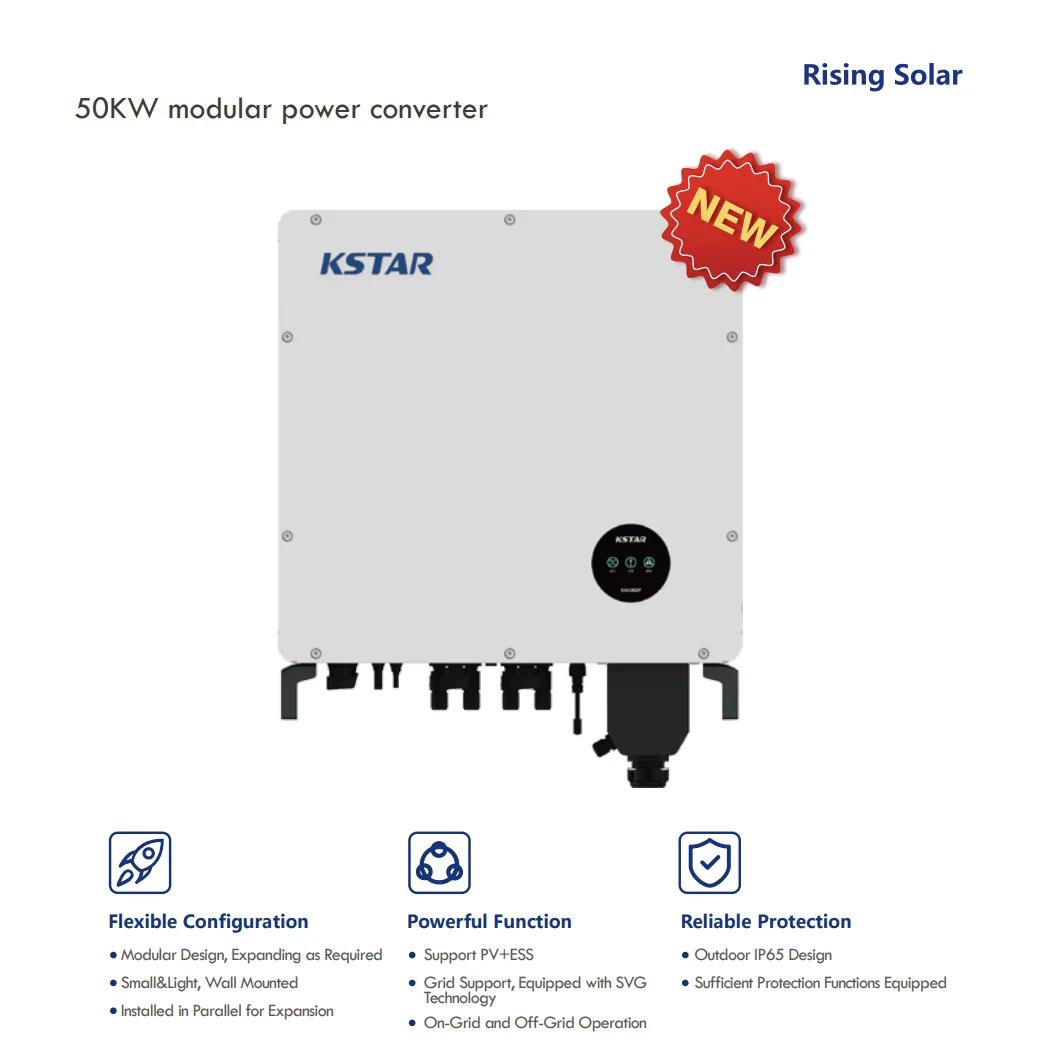 Kstar 100kwh Outdoor All-in-one Ess 50kw Hybrid Solar Inverter+100kw ...