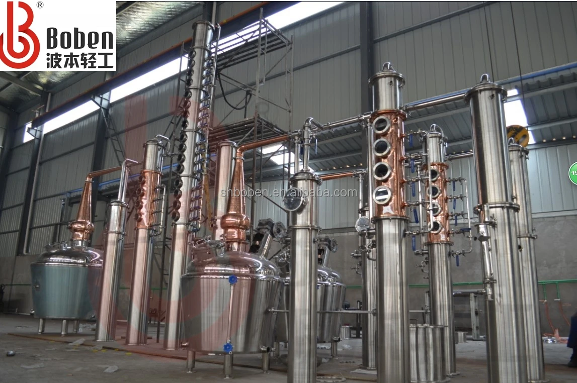 Continuous Column Stills Copper Distiller Boben Distilling Equipment ...