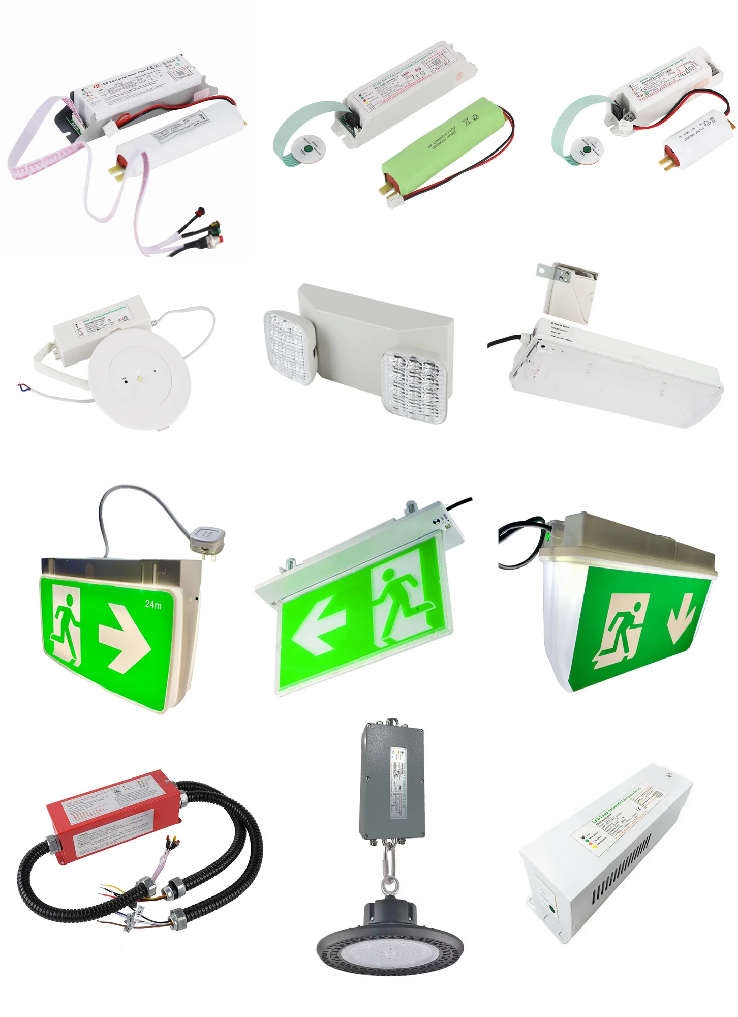 Ceiling Recessed Mounted Led Emergency Light Exit Sign Led Emergency ...