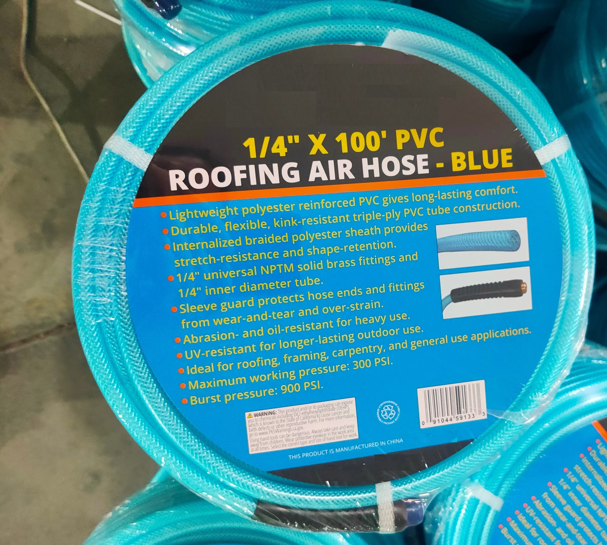 10x16MM PVC Air Hose 10M with Nitto Fittings to Australia Market for ...