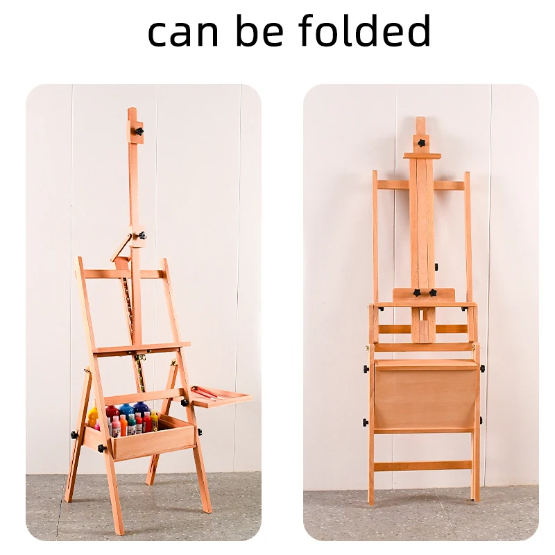 Professional Beech Wood Adjustable Artist Easel for Sketch Oil Painting