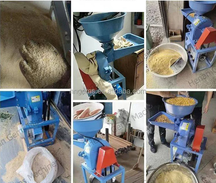 Diesel Grain Milling Manual Small Flour Mill Price Machinery Sale in ...