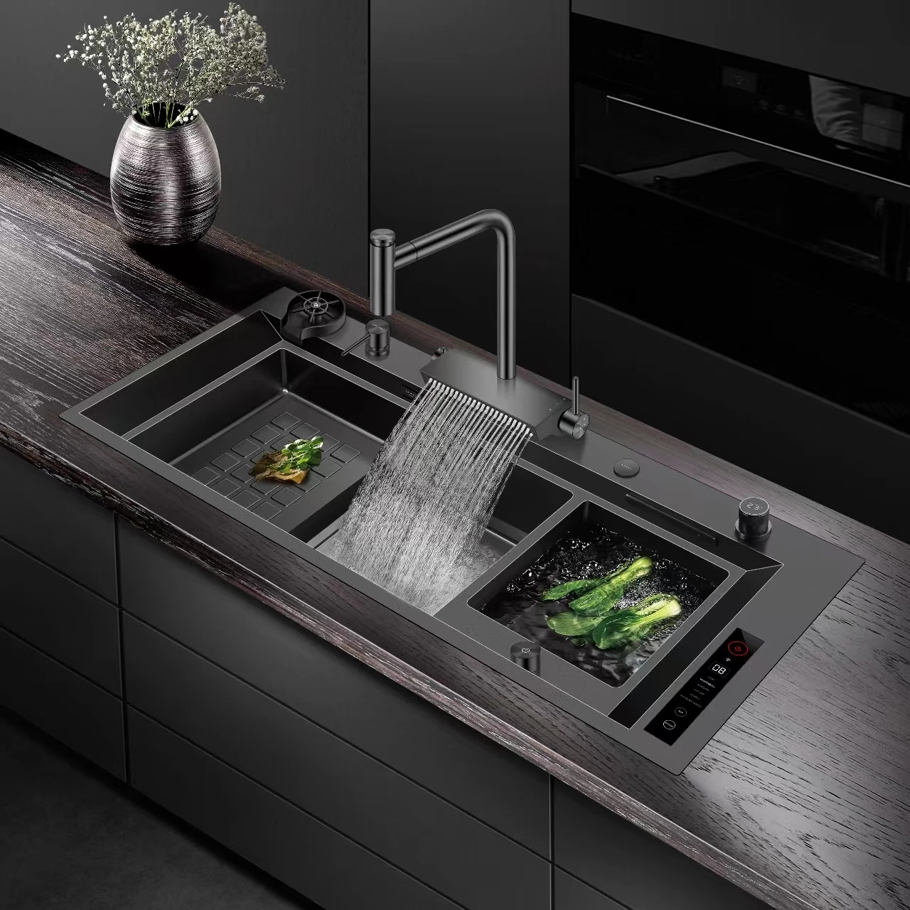 2023 Smart Digital Kitchen Sink - Voriva Stainless Steel
