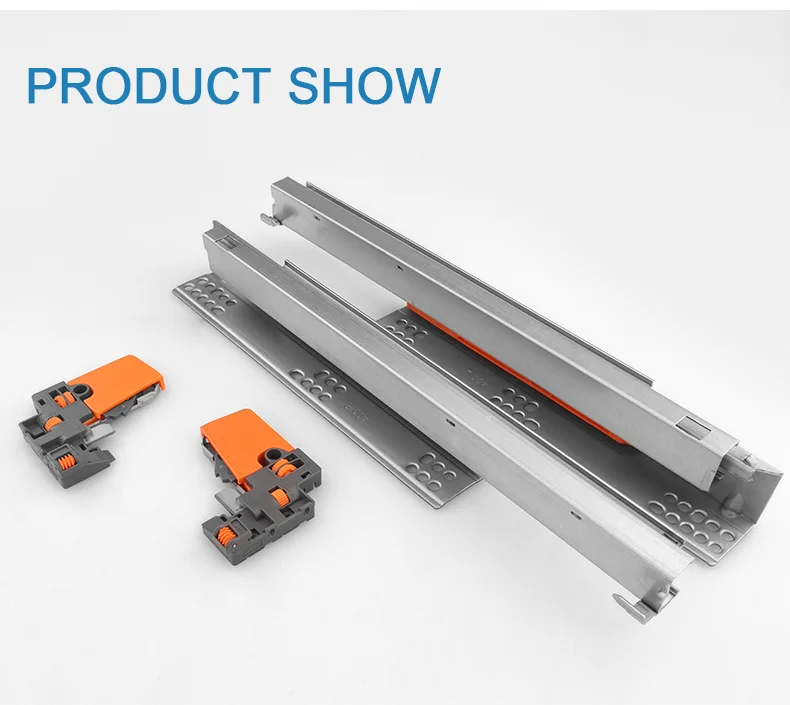 ROEASY Drawer Guides - Heavy Duty Adjustable Soft Closing Slides