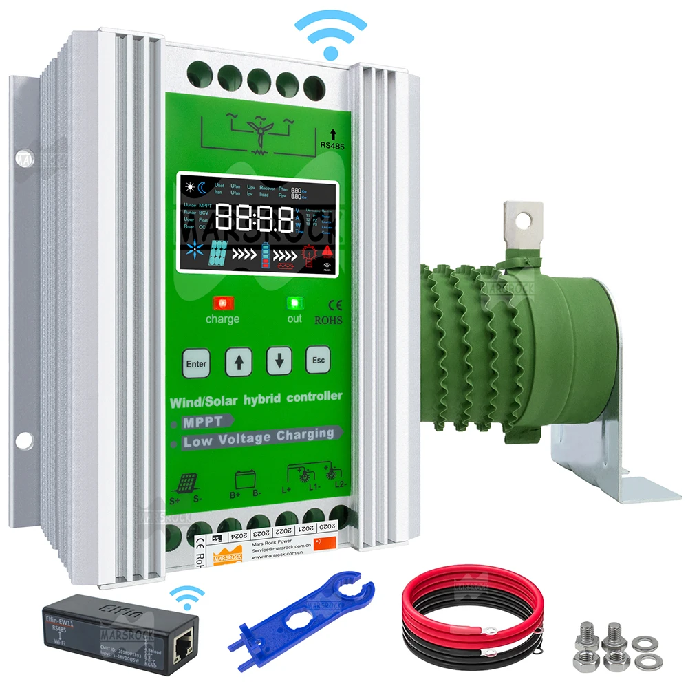 600-3000W Hybrid Solar Wind Charge Controller with WIFI