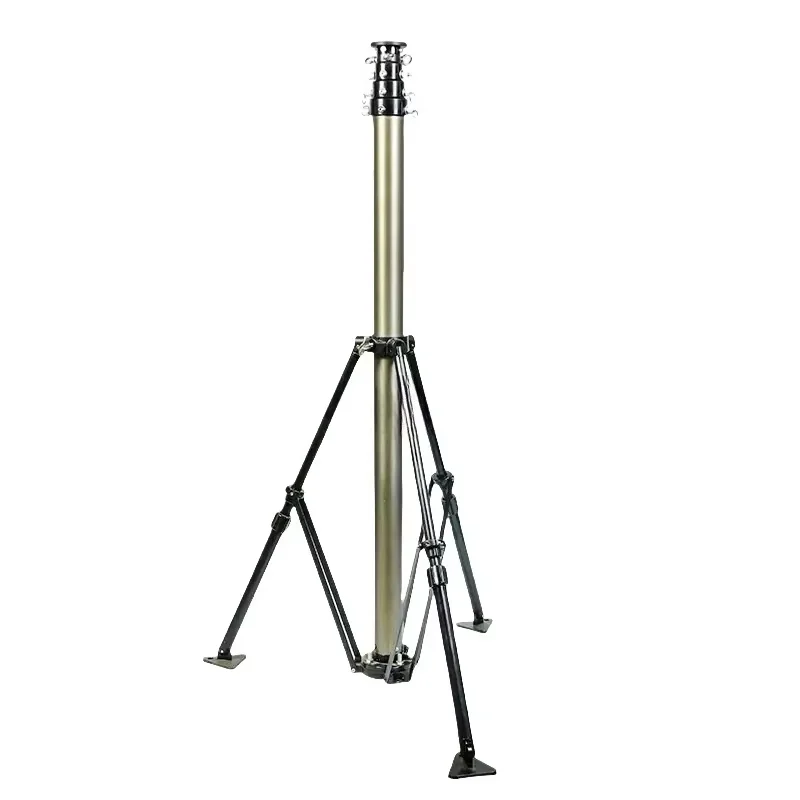Hand Winch Crank up Telescoping Masts for Camera & Antenna