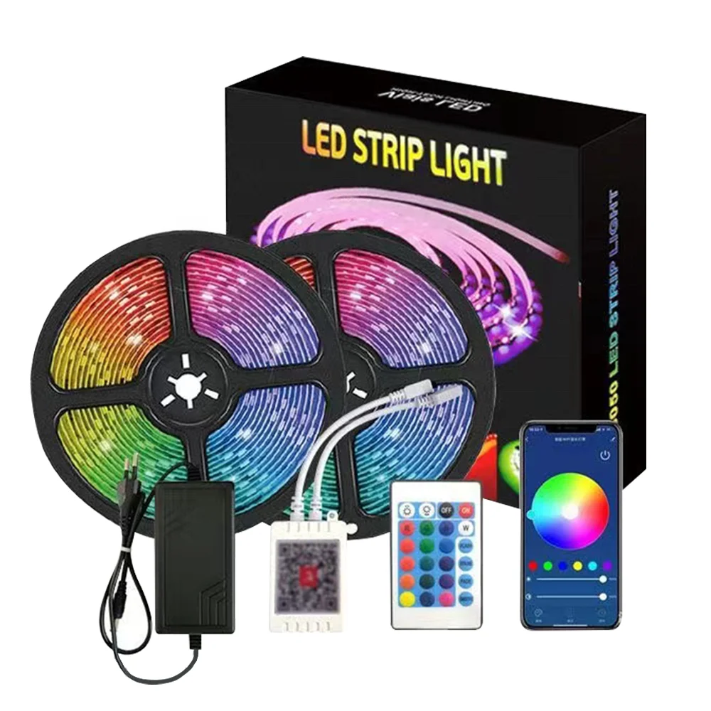 5050 Smd 220v 110v 100m Room Smart Flexible Led Bar Lights Waterproof ...