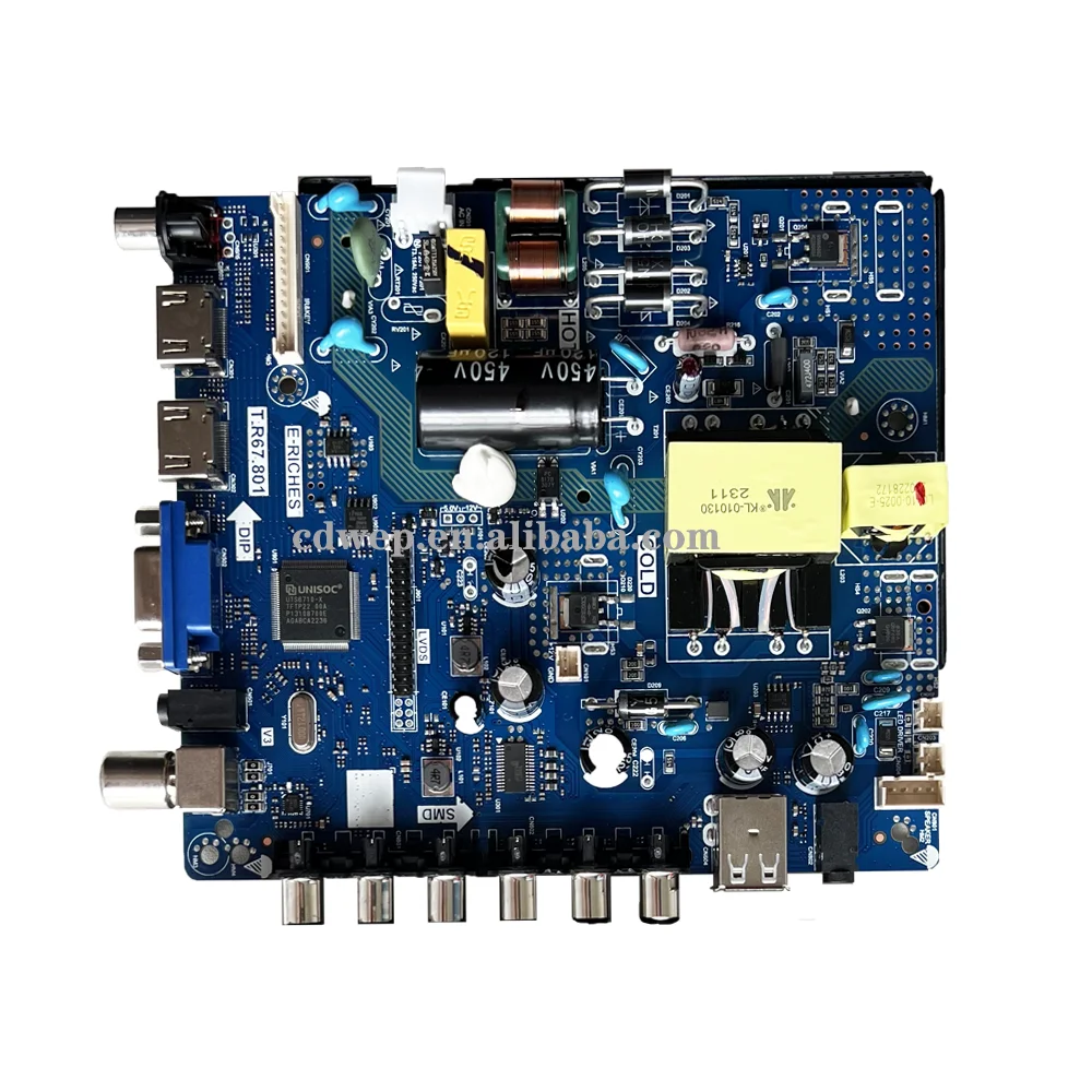 42inches T.r67.801 Full Hd Universal Led Tv Mainboard & Pcb Board Odm