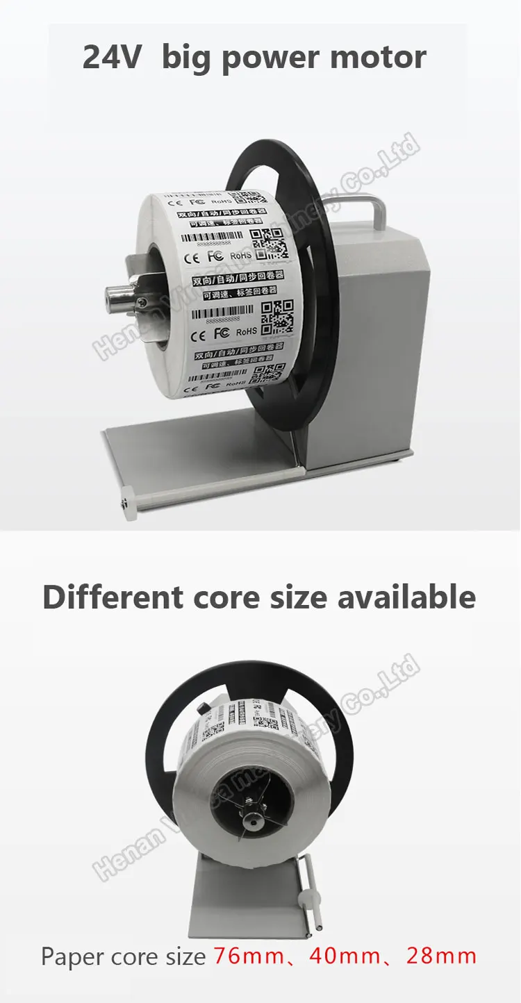 Vinica Table Top Q6 Label Rewinding Machine Automatic Label Sticker ...