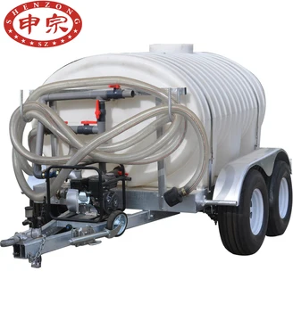 Water Tank Trailer Small Plastic Truck Trailer Full Trailer With Pump ...