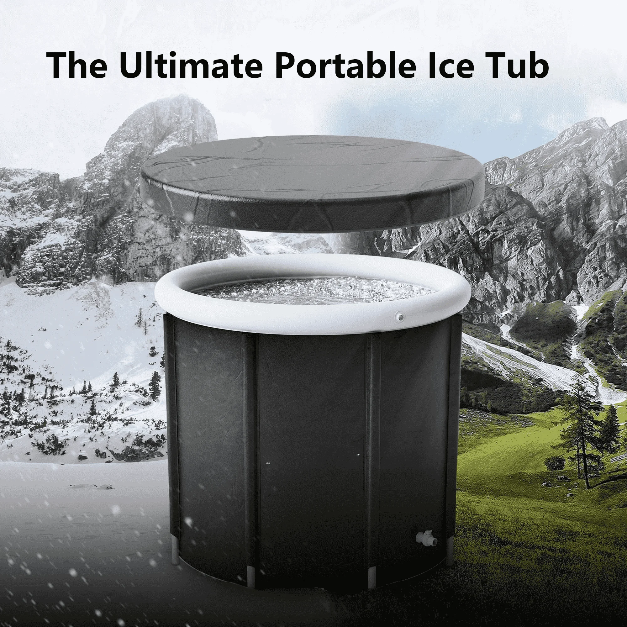 Outdoor Indoor Inflatable Ice Bath Tub For Athletes Portable Ice Bath ...