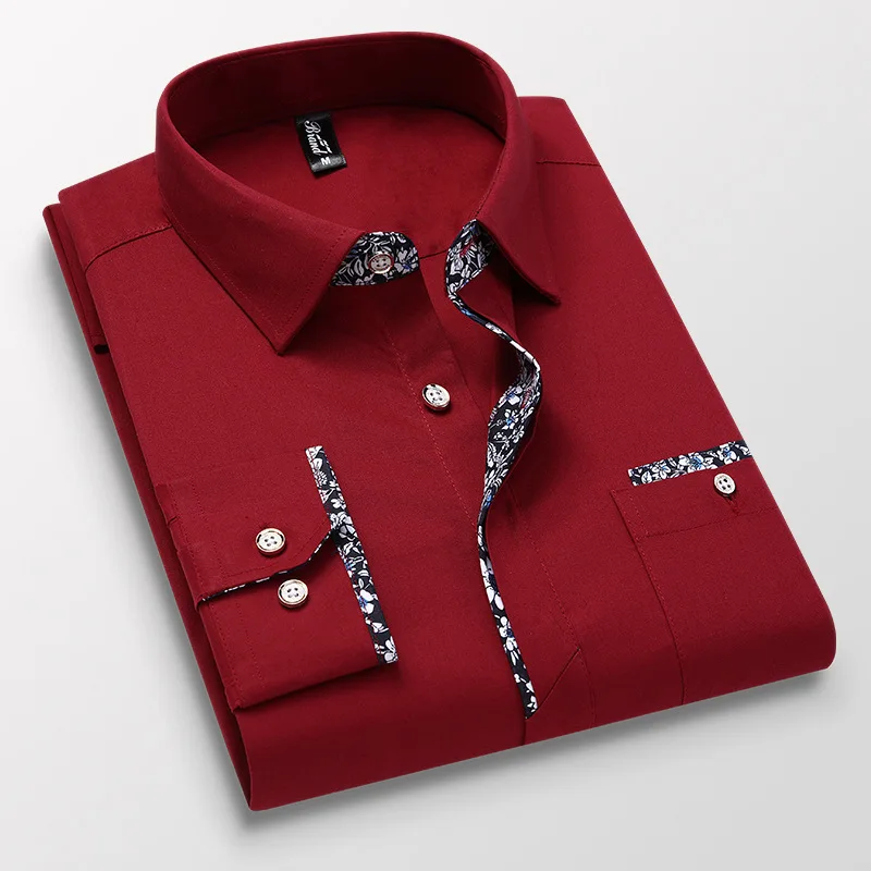 Men's Formal Shirt Designs - Long Sleeve, Wrinkle Free