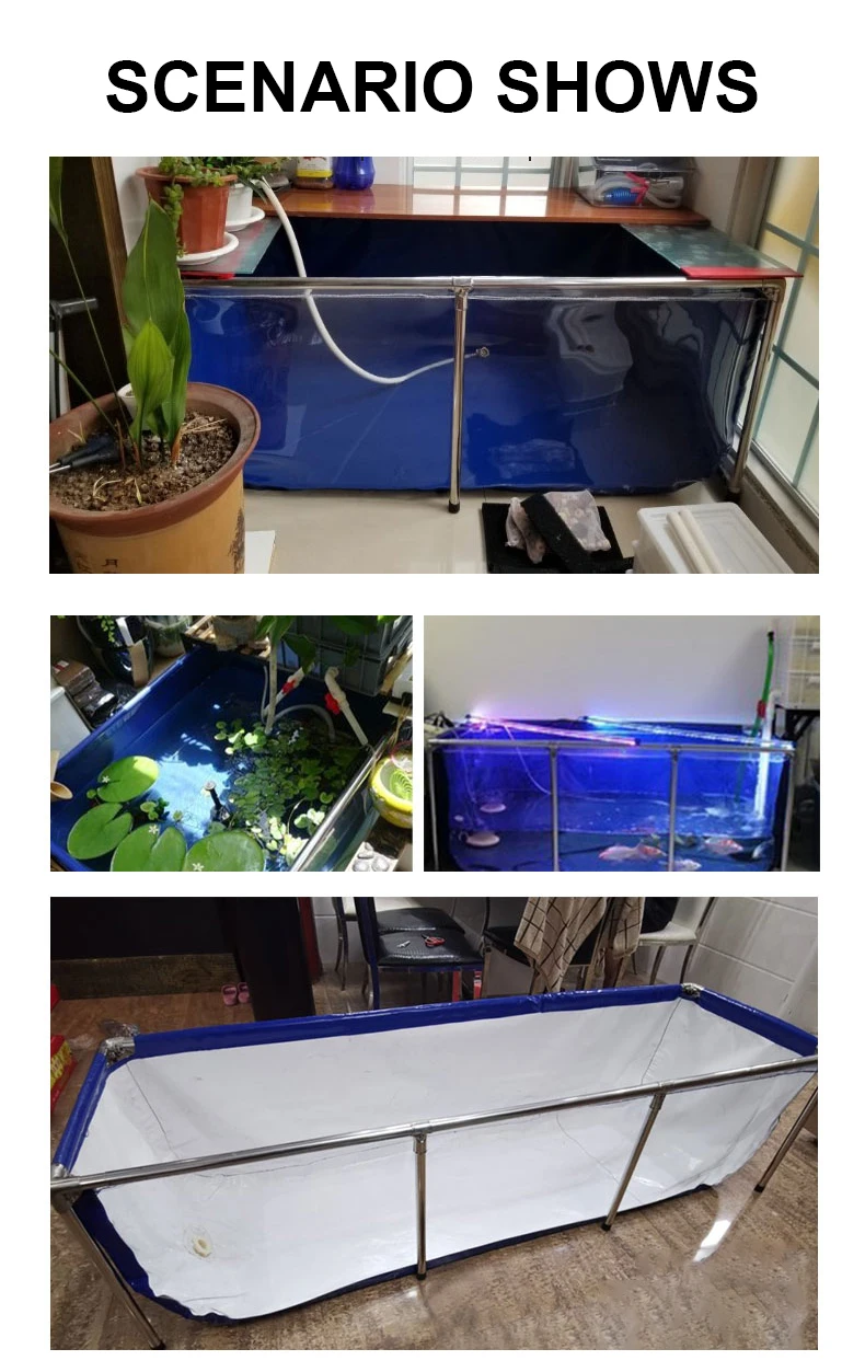 Waterproof PVC Canvas Fish Farming Tank - Sustainable & Versatile