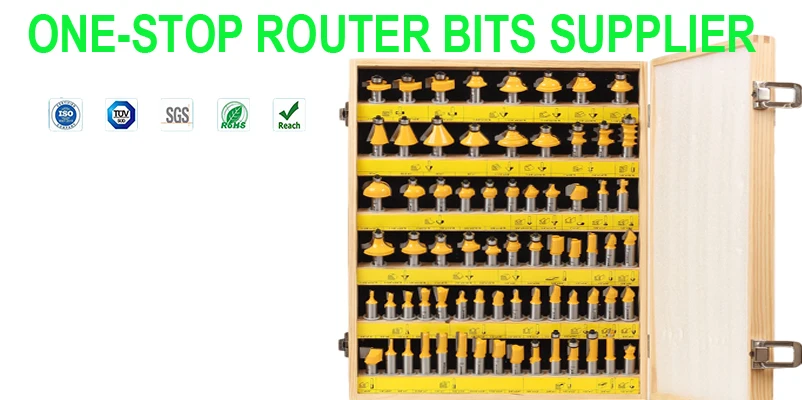 70 Bit Custom Router Bits Set C3 Carbide 1/2-Inch for Woodworking ...