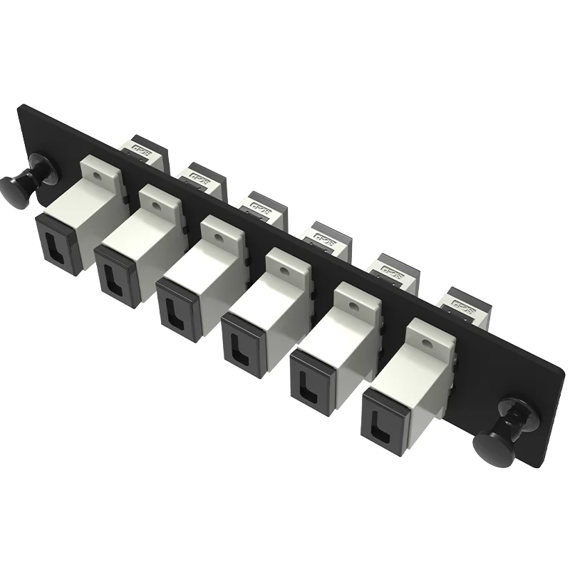 Lc Sc 4/6/8/12 Port Rear Plate Adapter Panel For Fiber Optic Patch ...