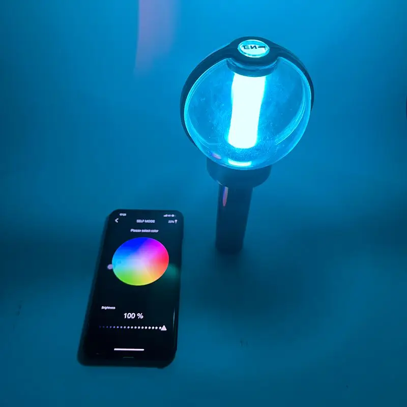 Kpop Enhypen Official Custom App Programmable Penlight Acrylic Flashing ...