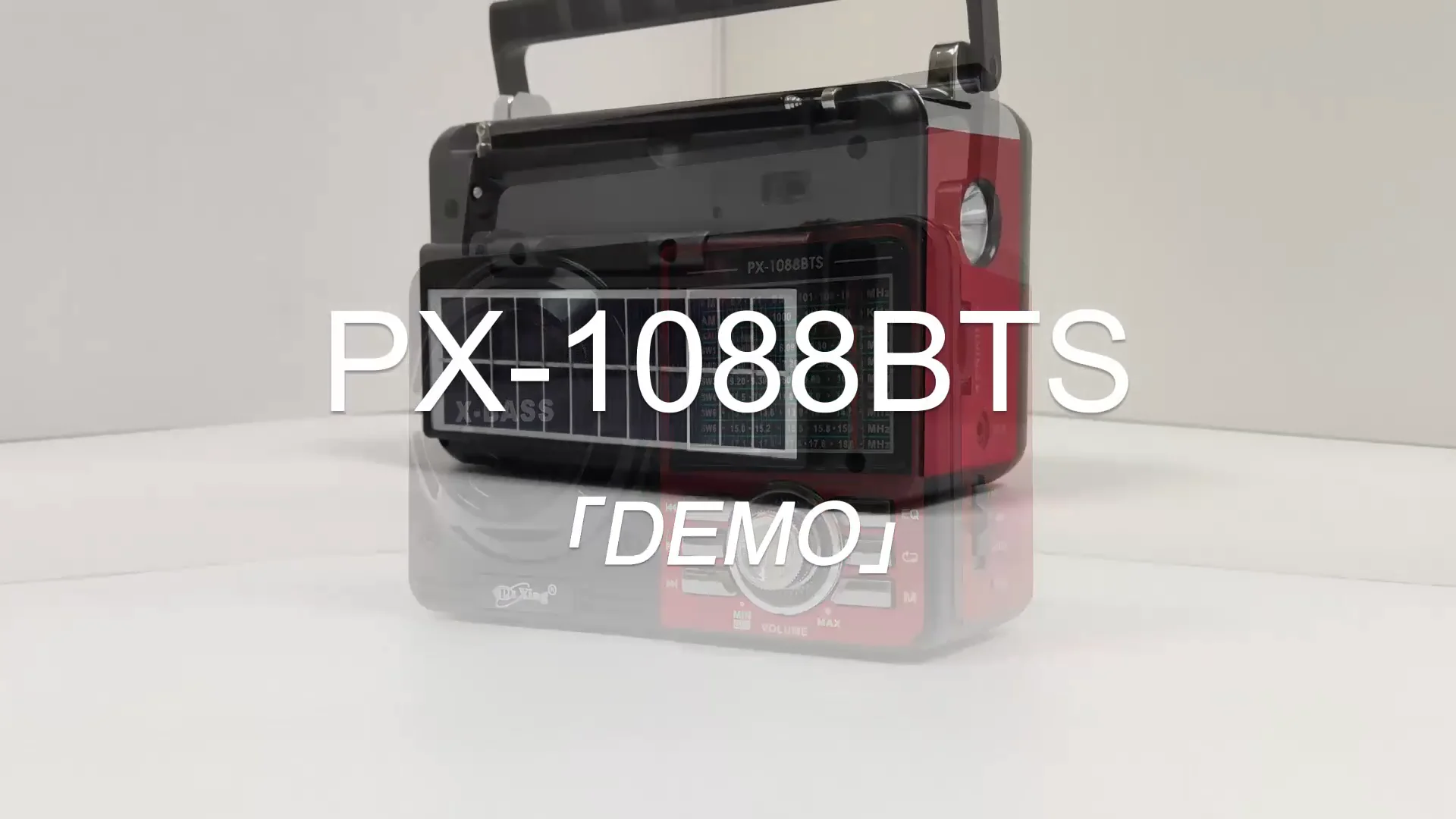 2023 Built In Solar Panel Radio Usb Tf Wireless Bt Radio Ac 110v 220v ...