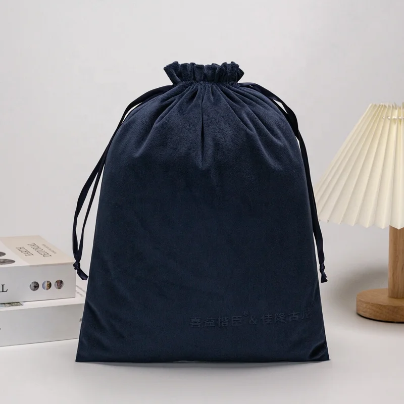 Custom Large Velvet Dust Pouch for Shoe Handbag Packaging Super Soft ...