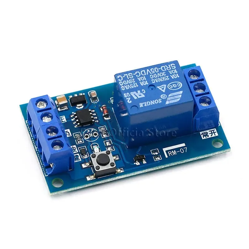 Bistable Relay Module 5V/12V Single Button Relay Module One Key Car ...