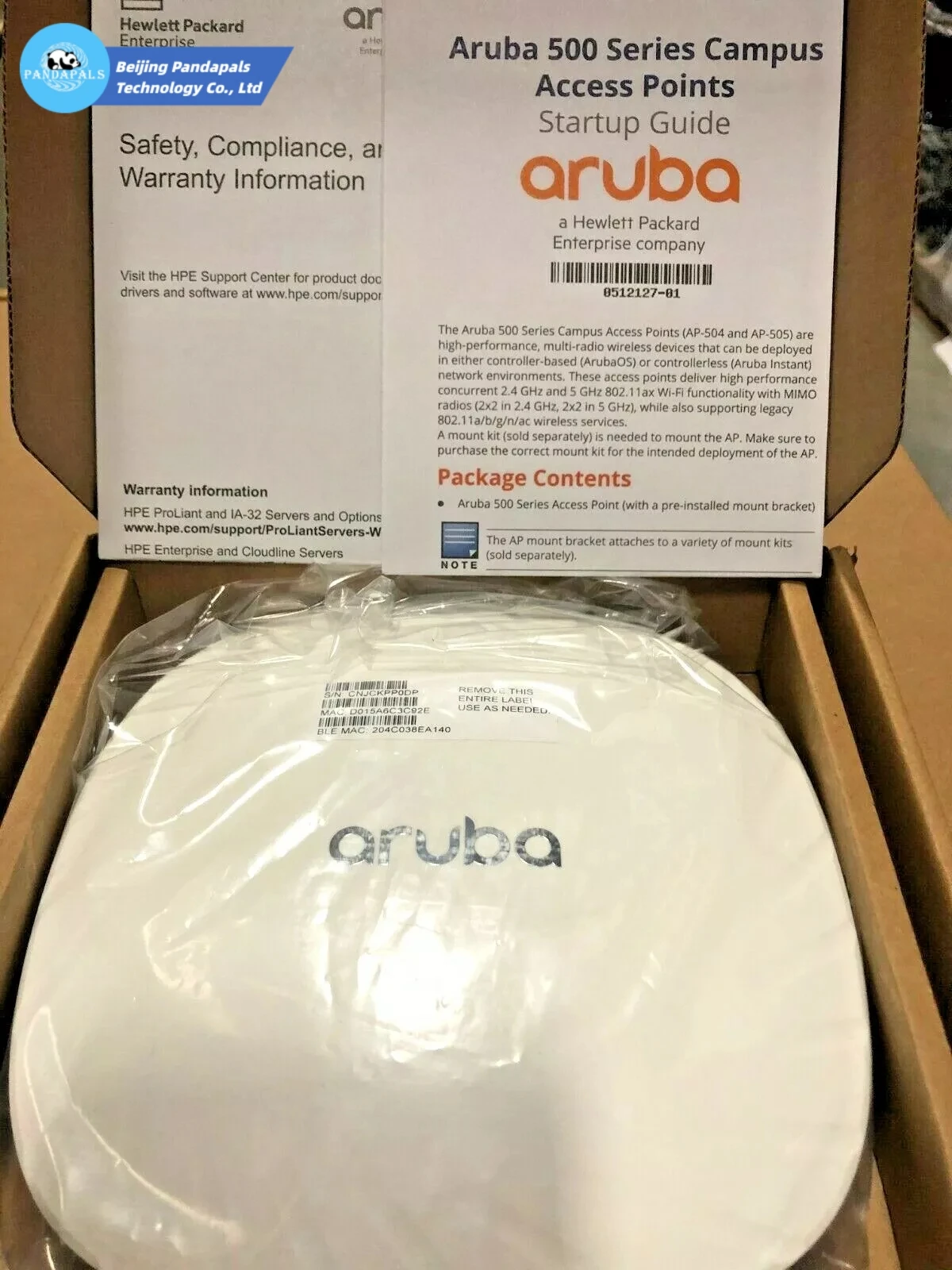 Original New Aruba AP-505 R2H28A AP 505 Wireless Wifi 6 Access Point Poe Dual Band Long Range ...
