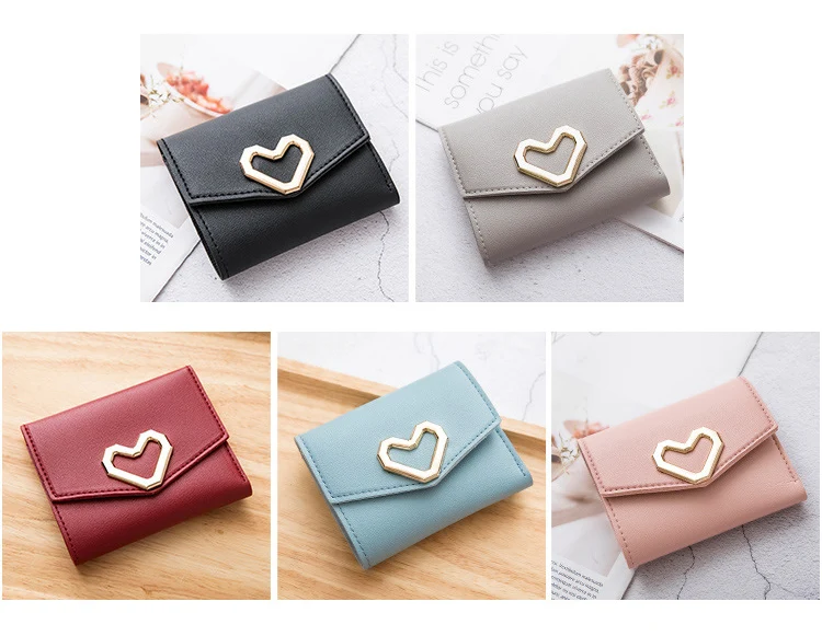 Women's Fashion Purse Short Tassel Wallet Korean Students Lovely Small ...