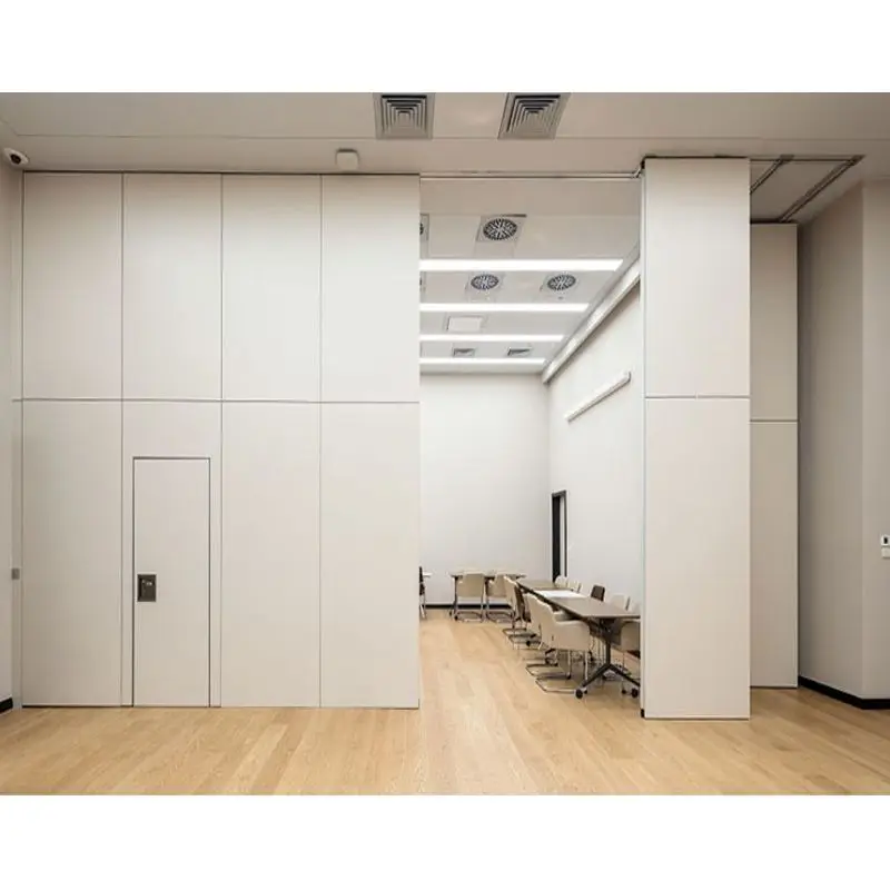 Sliding Wall Demountable Movable Soundproof Partition Wooden Folding ...