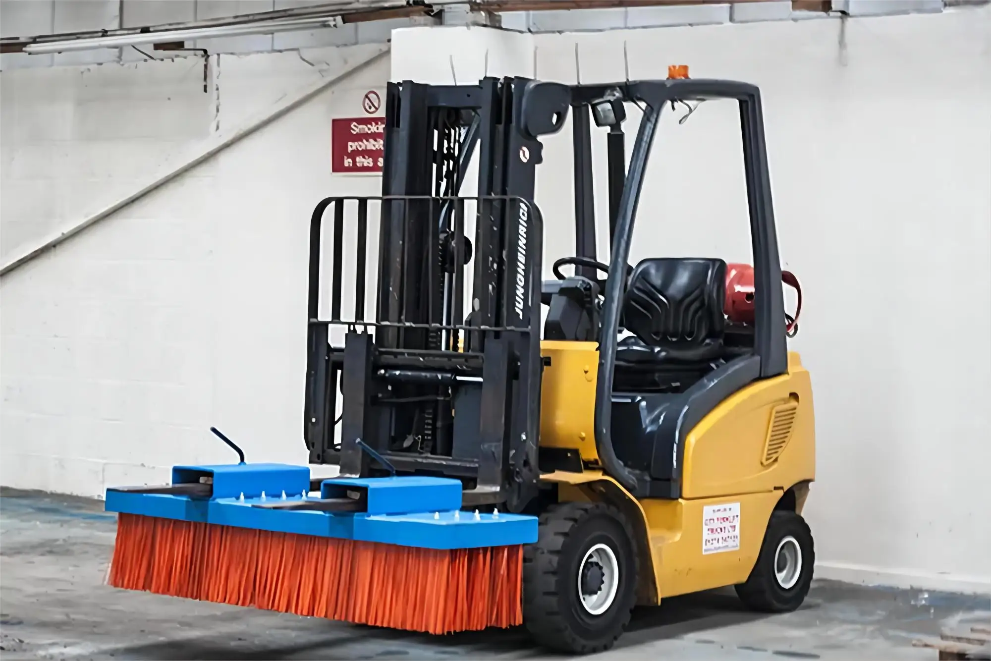 Zhenda Factory Forklift Road Cleaning Sweeper Brush Attachment - Eco ...