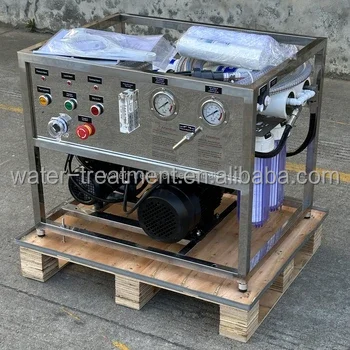 1400L Water Desalination Plants Seawater Desalination Machine Boat Watermaker Reverse Osmosis ...