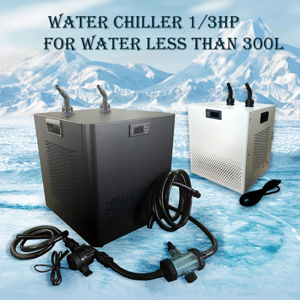 1/3 Hp Water Chiller Water Cooler With Filter Cool Down To 40f For ...