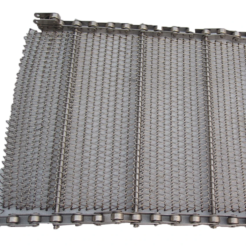Stainless Steel Flex Ladder Mesh Conveyor Belts for Textile Processes ...