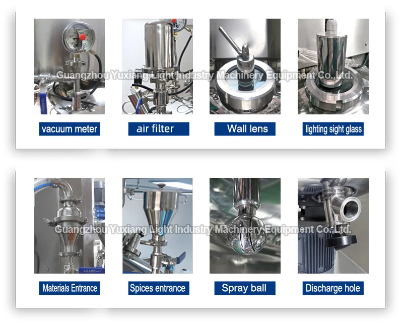 Cosmetic Cream Mixer - Vacuum Homogeneous Emulsifying Machine