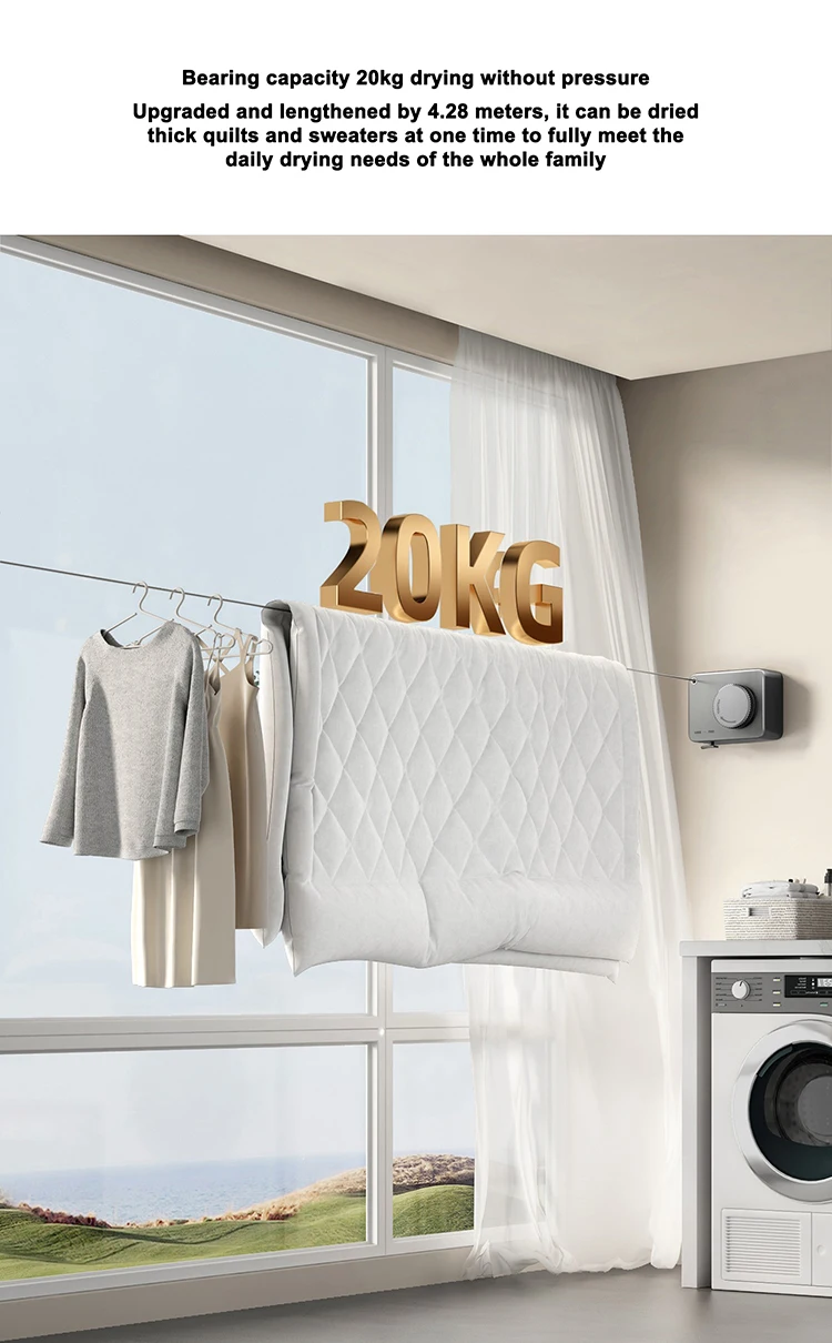 Space-saving Clothes Rack - Stainless Steel Drying Solution