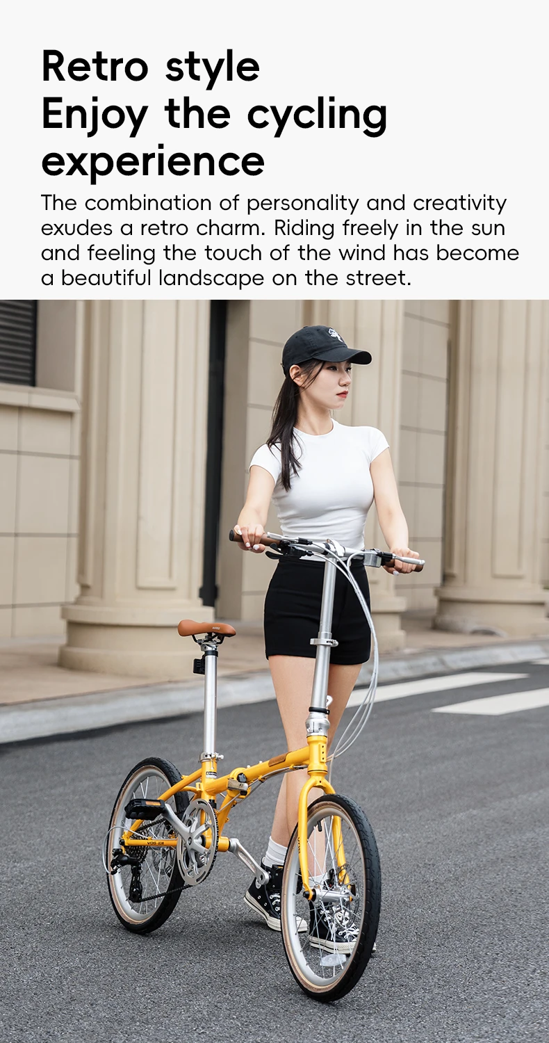 ROCKBROS 20 Inch Folding Bike - Lightweight & Durable