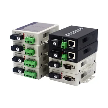 Rs485 Rs422 Rs232 To Fiber Transceiver Bidirectional Serial Data Fibre ...