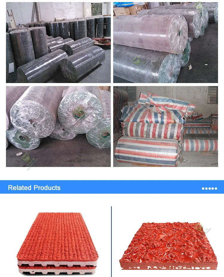 School Multisport Court Prefabricated Synthetic Red Running Track ...