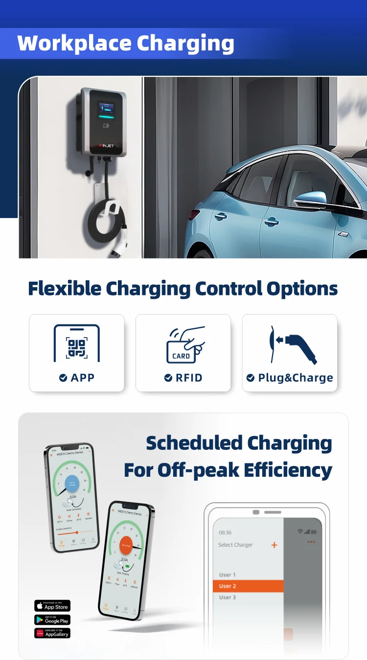 INJET Vision EV Charging Station (WallBox) New 10kW-19.2kW CTEP/NTEP ...