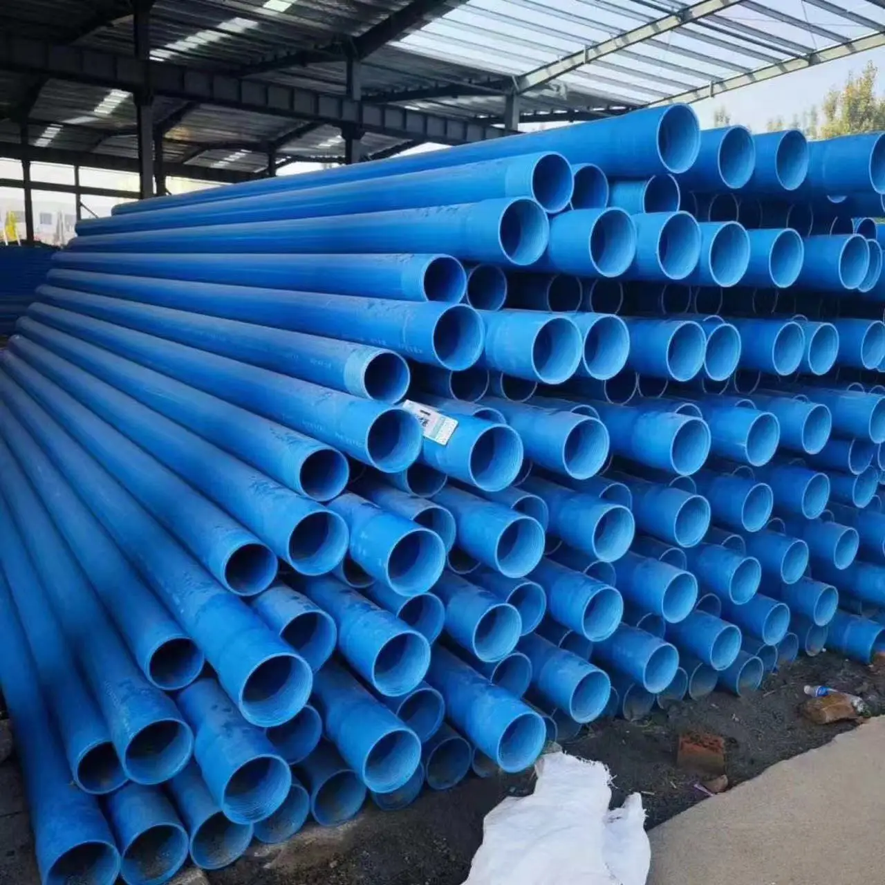 UPVC Blue Water Well Casing - Durable & Flexible Pipes