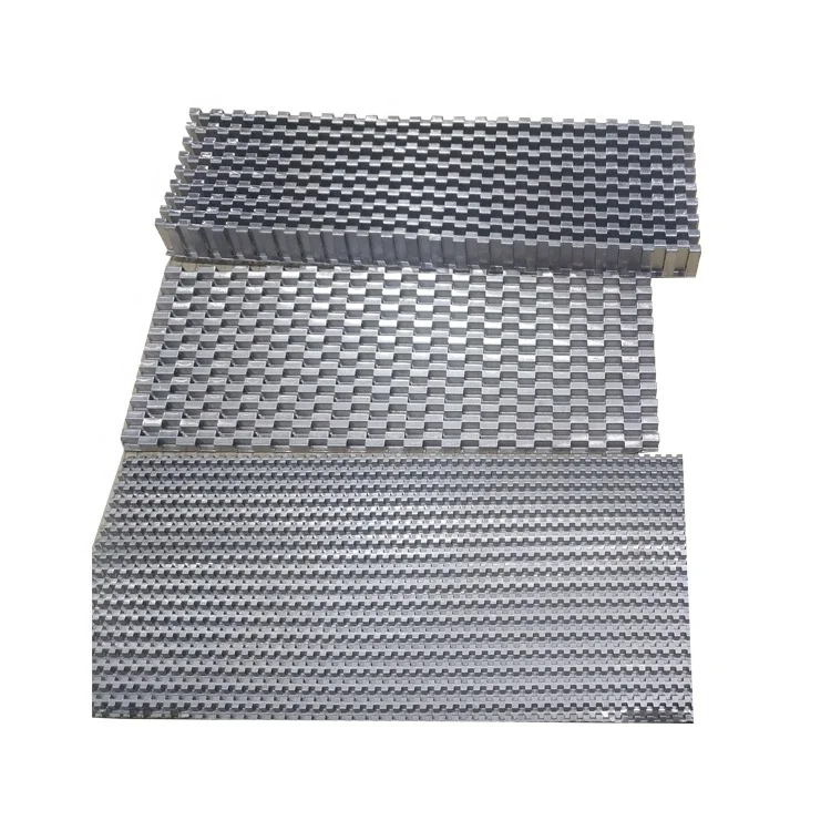 Customized Aluminum Heat Exchanger Aluminum Cooling Heat Exchanger Wavy ...