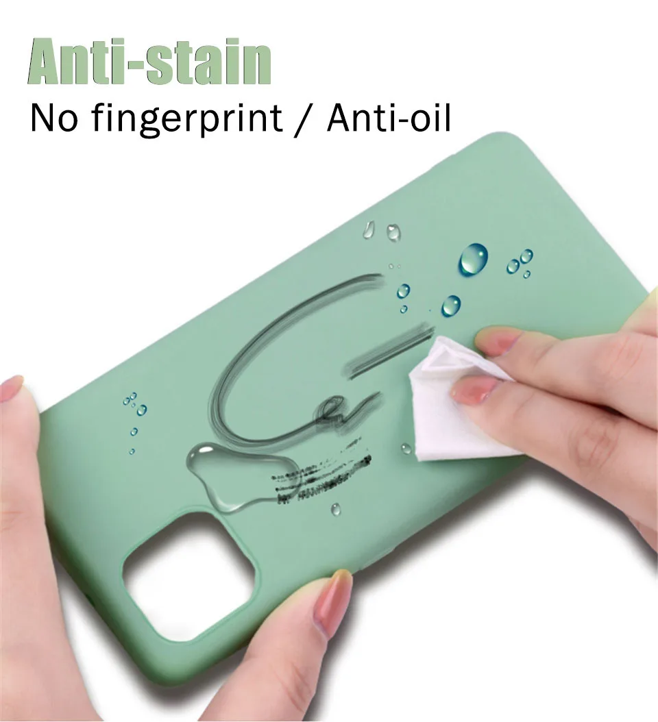 Original Custom Color Logo Liquid Soft Silicone Case