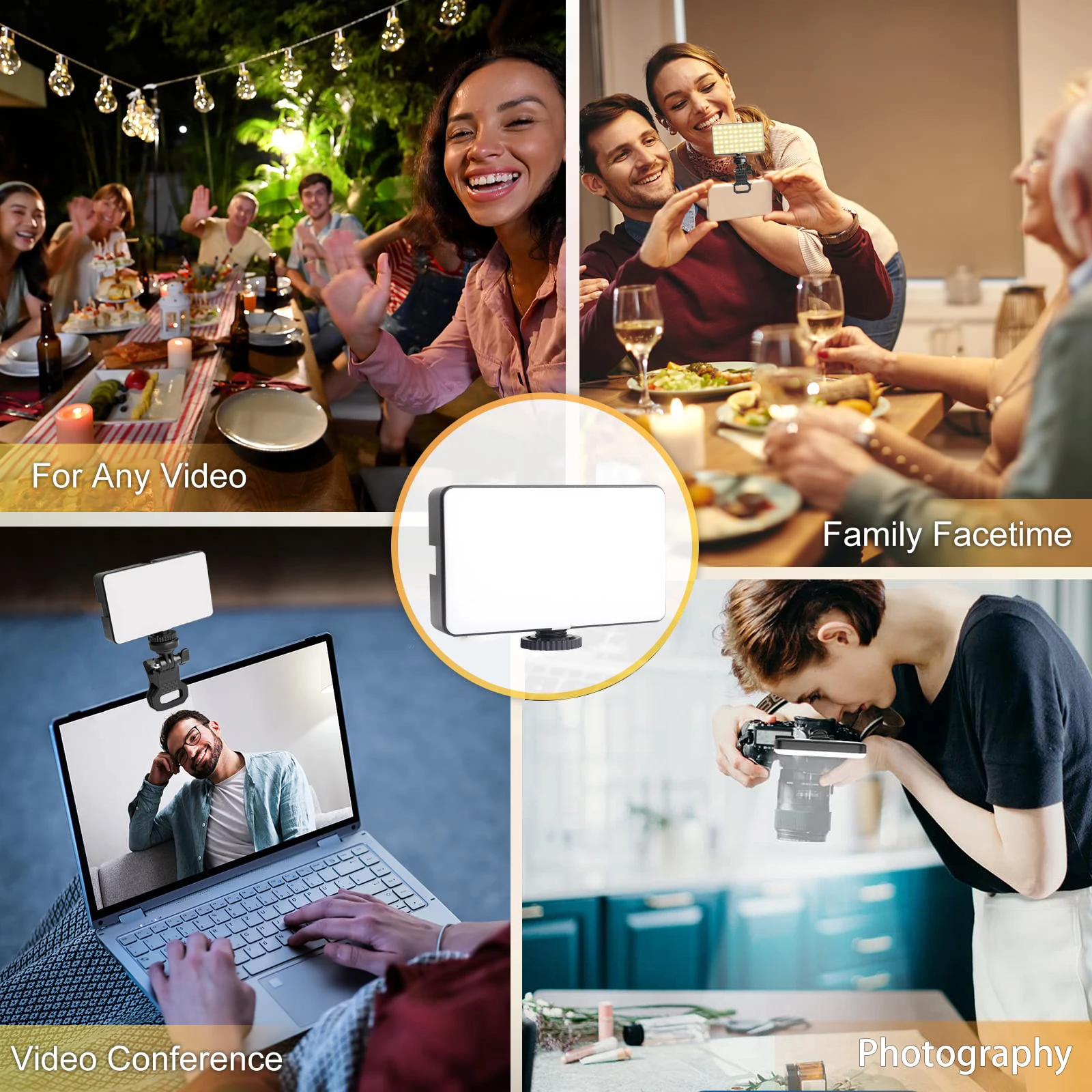 Square Ring Light - Portable Fill Light for Studio Photography