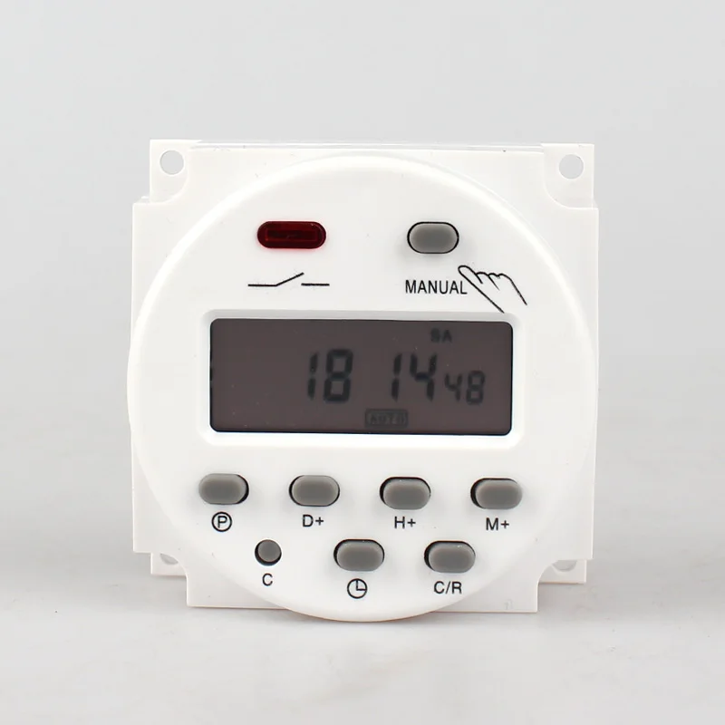 CN101A AC Timer Switch 220V 12V 24V Digital Time Control, Weekly ...