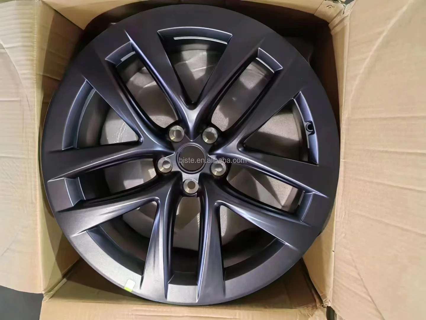 For Tesla Model Y Wheel,21 Inches Matte,Front Aluminum Alloy Automotive ...