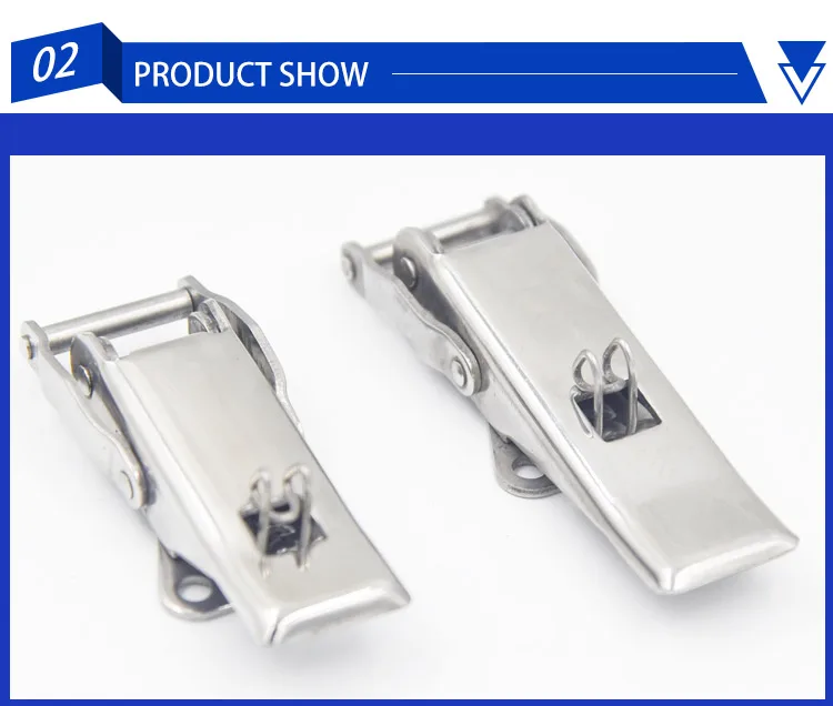 Stainless Steel Adjustable Toggle Clamp Flush Pull Latches Lock Toggle ...