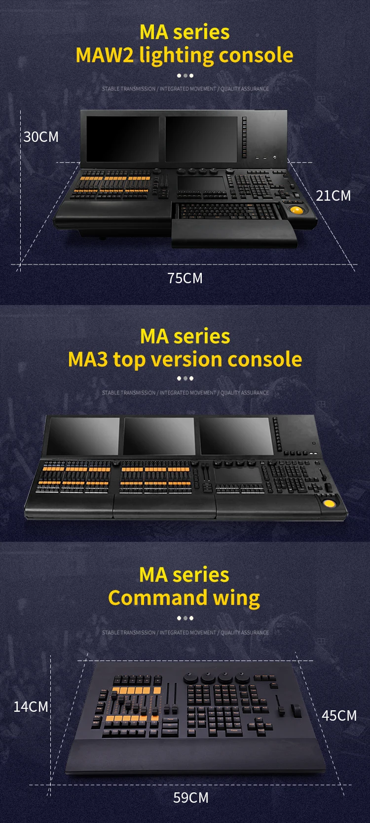 Professional Dj Mixer Controller Intelligent Rdm Dmx Grandma2 Console ...